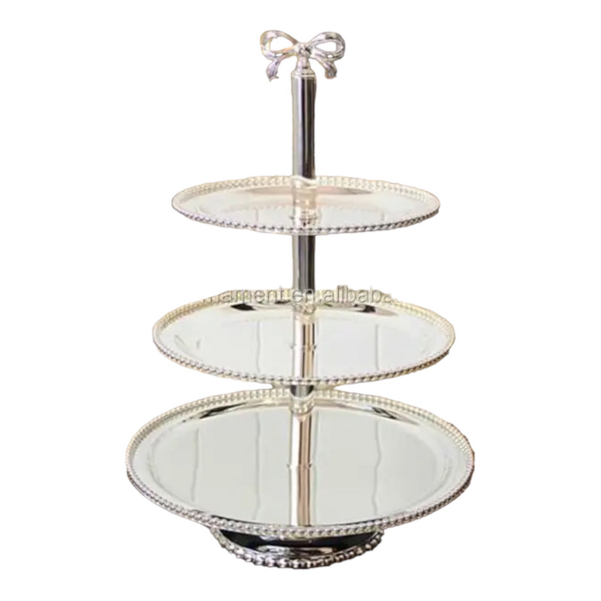 Silver Plated 3-tier Cake Stand – Event Supplies Canada